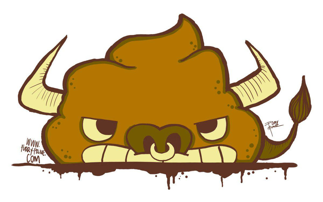 Bull Crap Reusable Sticker – Furry Feline Creatives